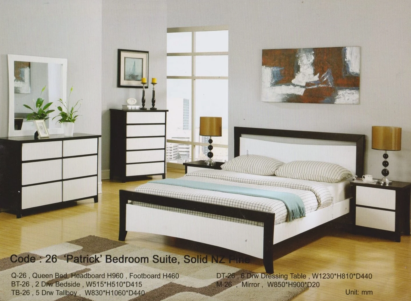 Patrick Bedroom Suite - Mr. Hire Purchase